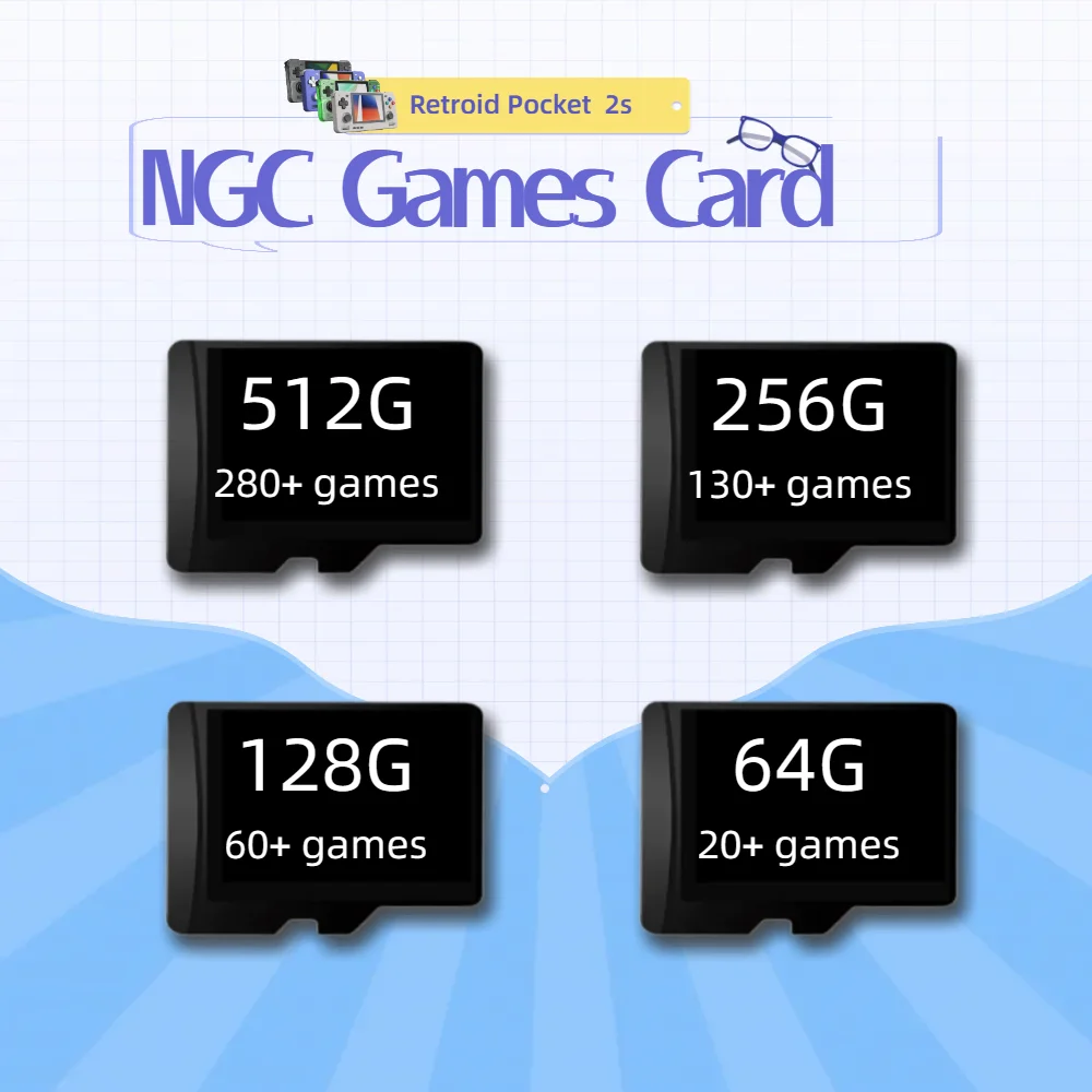 Retroid-Pocket-2s-NGC-Games-Card-Plus-Flip-TF-Box-Custom-Memory-512G ...