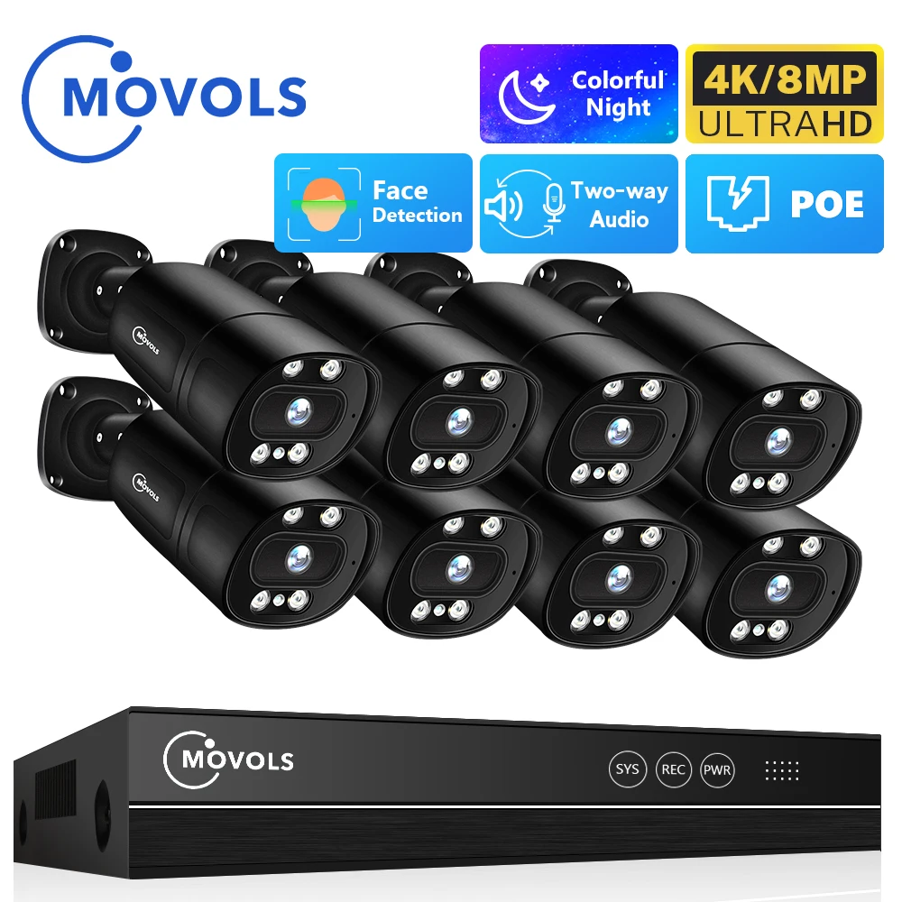 Movols-4K-8CH-POE-Video-Surveillance-System-5MP-8MP-Security-Camera-Two ...