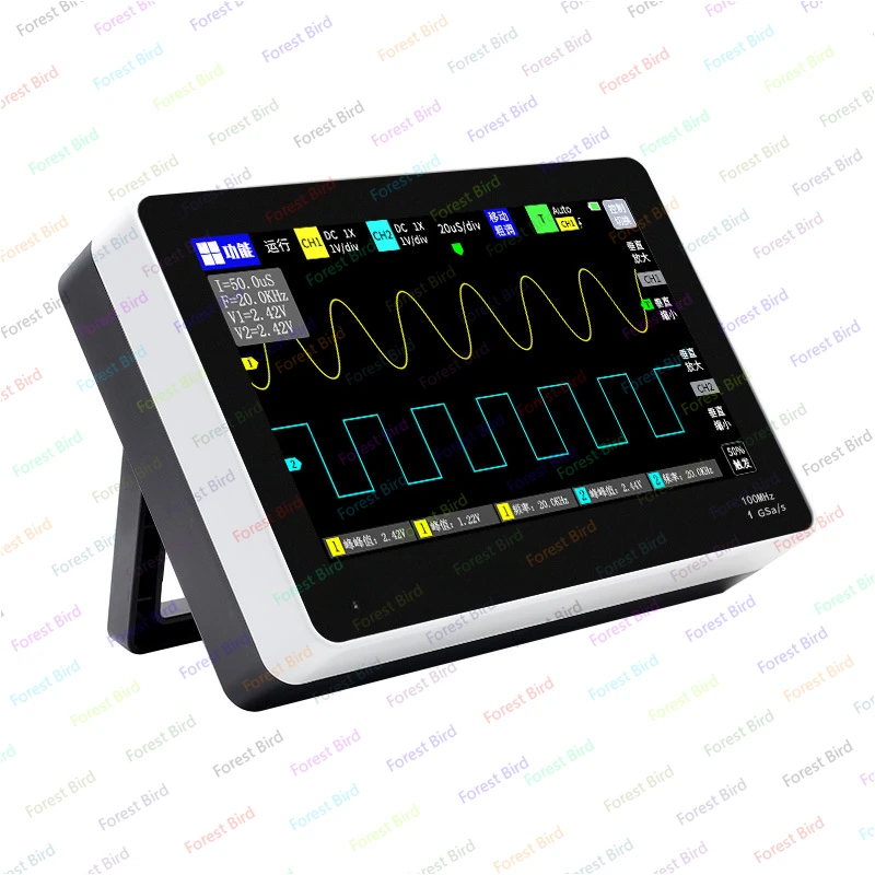 Flat-Panel-Digital-Oscilloscope-FNIRSI-1013D-Dual-Channel-100M ...