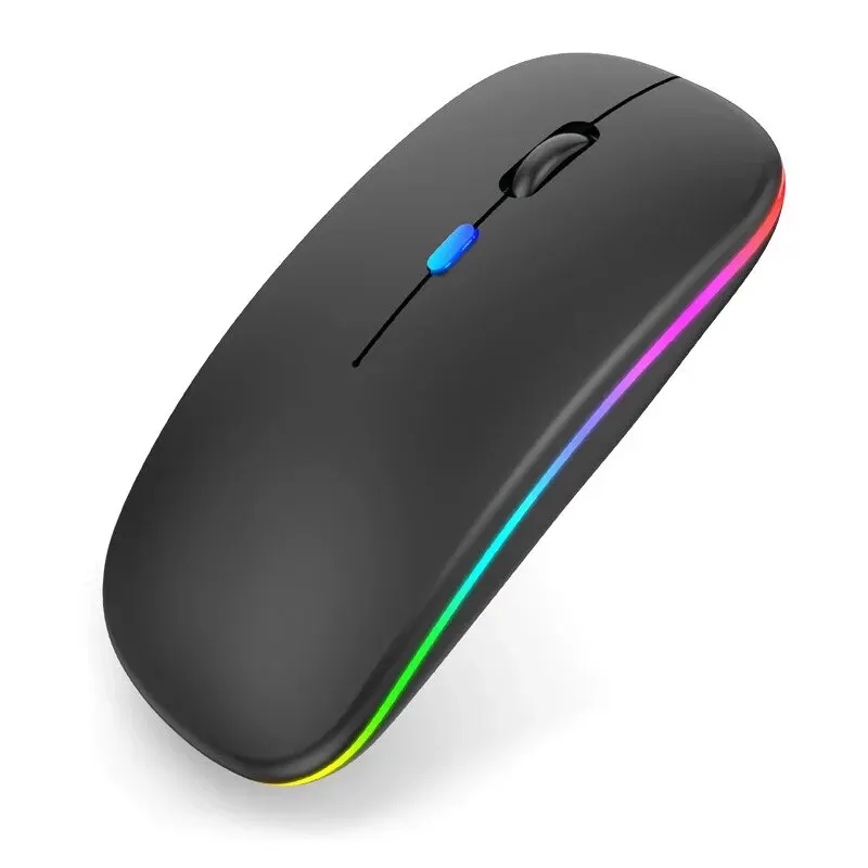 Tablet Phone Computer Bluetooth Wireless Mouse Charging Luminous 2.4G ...
