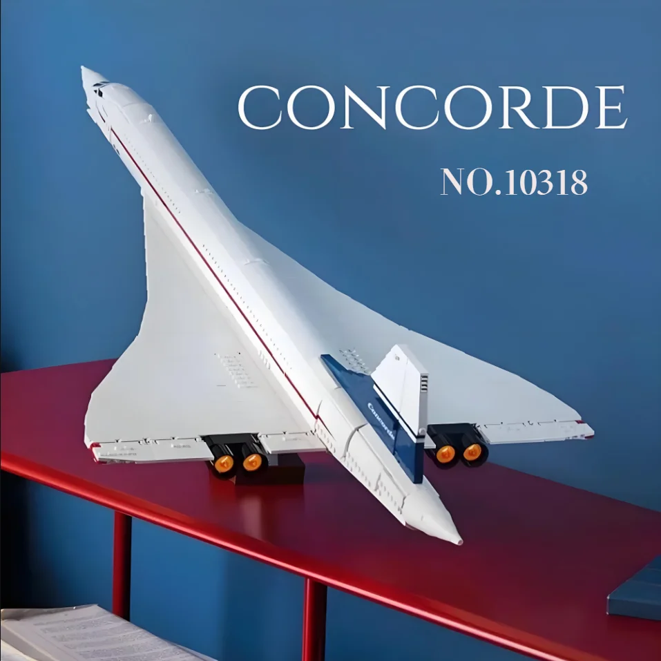 2023-New-10318-Airbus-Concorde-Building-Kit-Supersonic-Airliner-Space ...