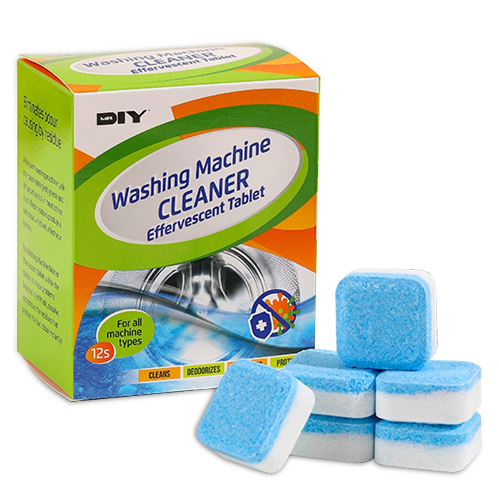 Washing Machine Cleaner Descaler 12Pcs Deep Cleaning Tablets For Front ...