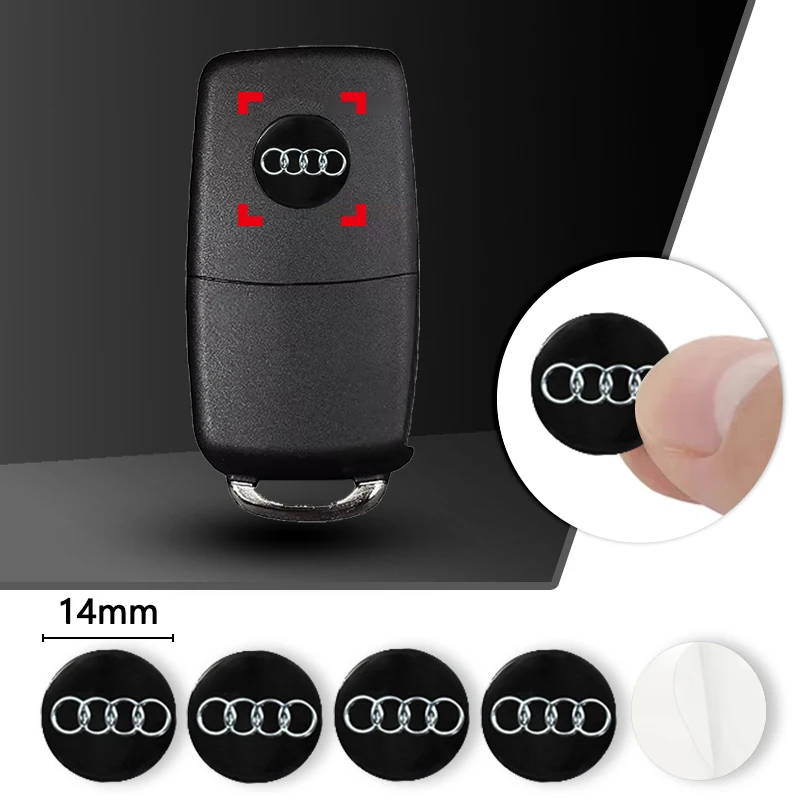 5/10PCS Car Logo Remote Key Stickers Decoration Decal Accessory For ...
