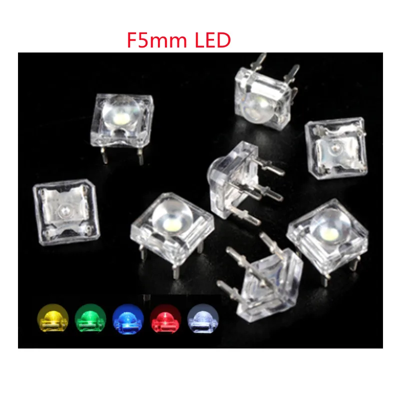 10 high-brightness white, red, green, blue and yellow light piranha ...