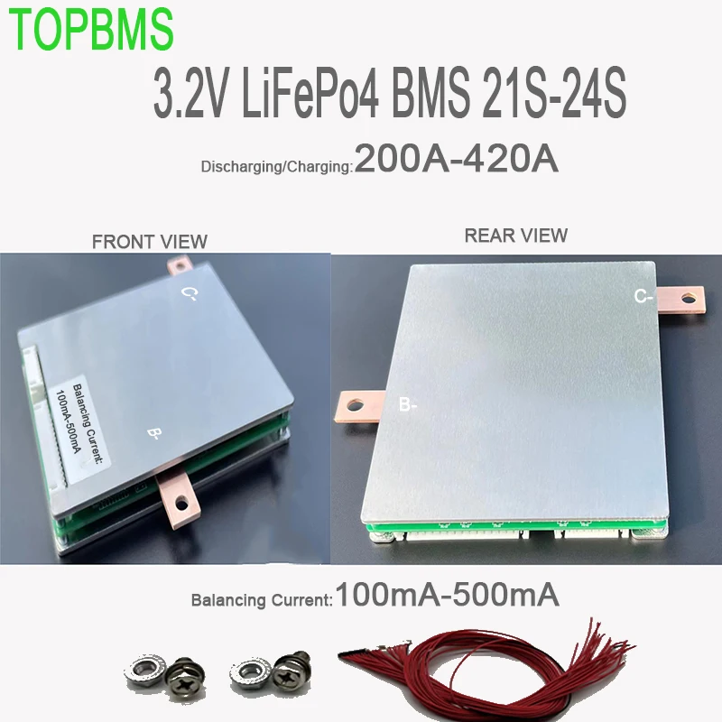 TOPBMS-3-2V-BMS-21S-64V-22S-23S-24S-72V-Discharge-Charge-200A-250A-300A ...