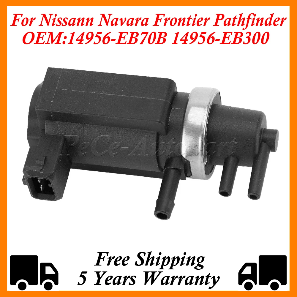 Vacuum Turbo Boost Solenoid For Nissan Navara D40 Pathfinder R51 2.5 ...
