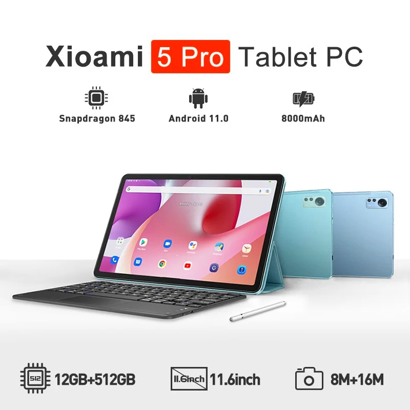 Tableta Global con pantalla HD 4K, Snapdragon 2023, Android 870 ...