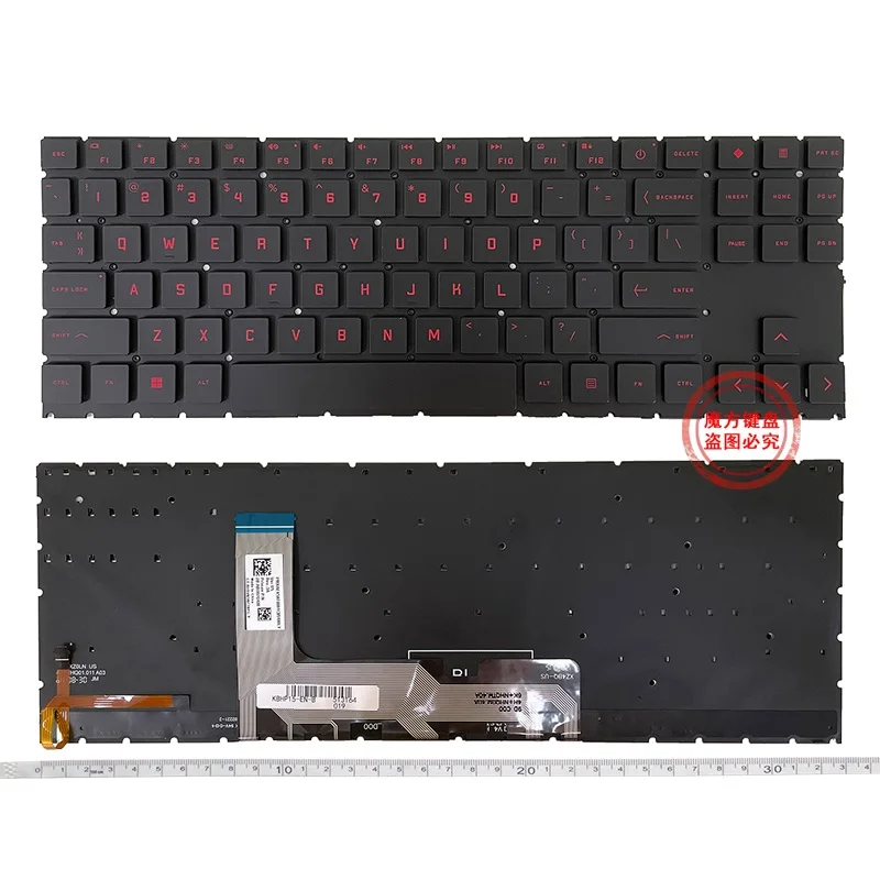 New-US-Keyboard-Backlight-for-HP-OMEN-15-2020-15-EK-15-EN-ek1016tx-TPN ...
