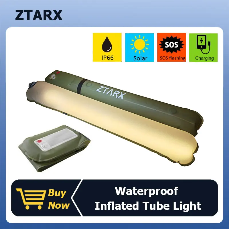 Ztarx-Inflatable-Tube-Light-USB-Solar-Charging-Air-Light-Waterproof ...