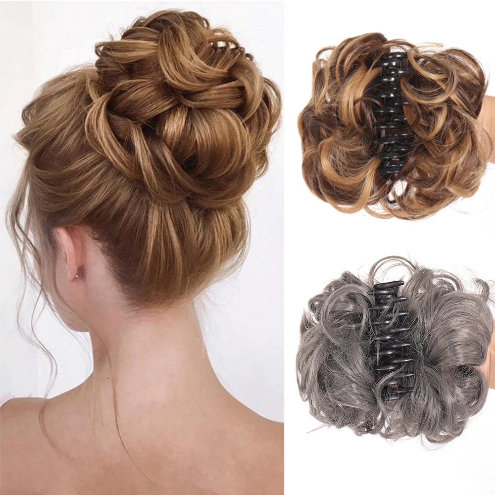 Synthetic-Claw-Chignon-Curly-Hair-Bands-Messy-Bun-Hairpiece-for-Women ...