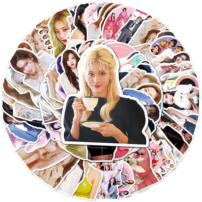 50PCS-Twice-Combination-DIY-Graffiti-Stickers-Popular-Singer-Sana-Momo ...