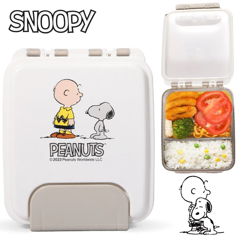 Snoopy-Lunch-Box-Portable-Compartment-Fruit-Food-Box-Office-Worker ...
