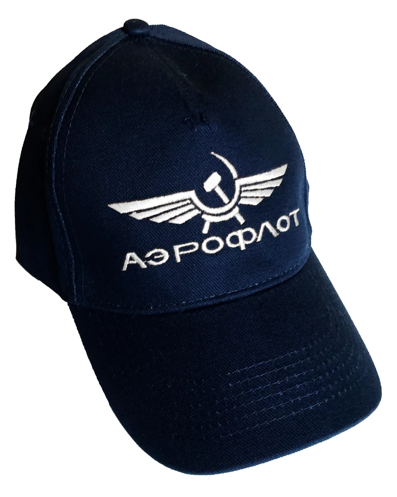 Printed-Aeroflot-Russian-Airline-Aircraft-Printed-Cap-USSR-Retro-Soviet ...