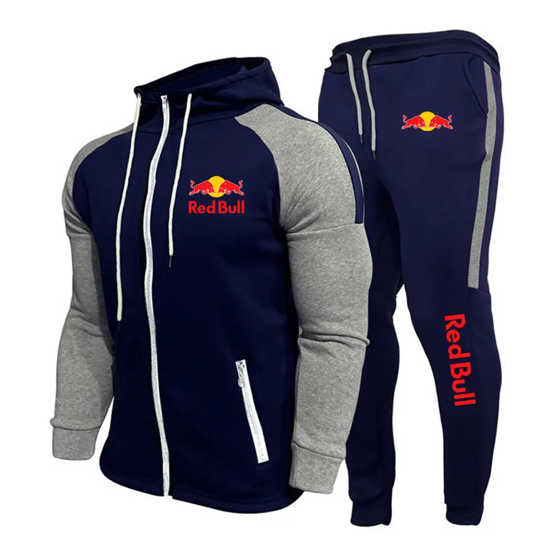 2025 New Red Bull Logo Racing Suit Men's Outdoor Sports Set Running ...