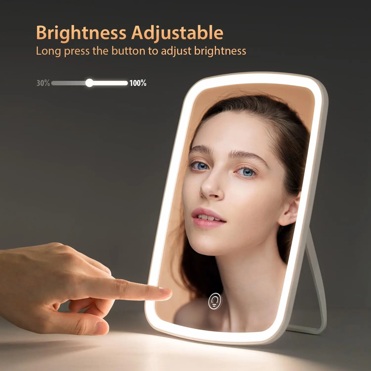 Makeup-Mirror-Touch-Screen-Vanity-Mirror-with-LED-Brightness-Adjustable ...