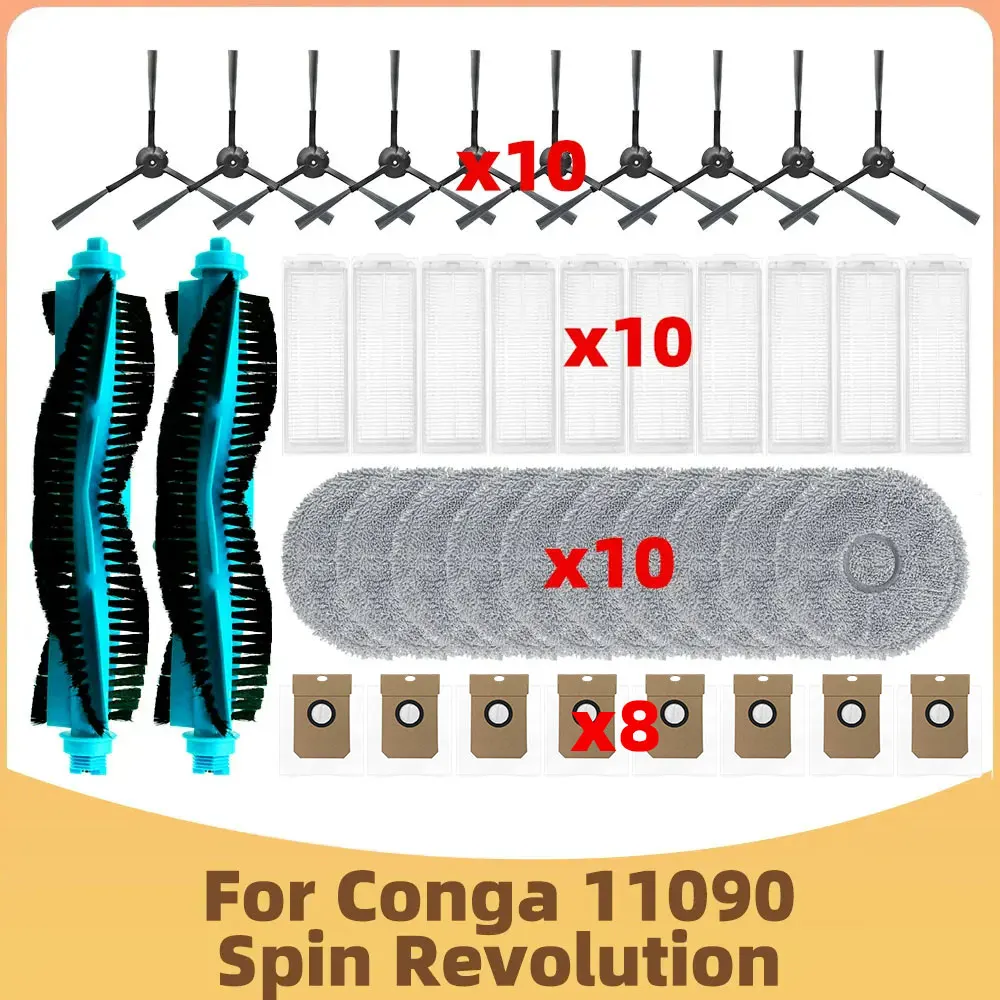 Fit For Cecotec Conga 11090 Spin Revolution Home Robot Vacuum Main Side ...