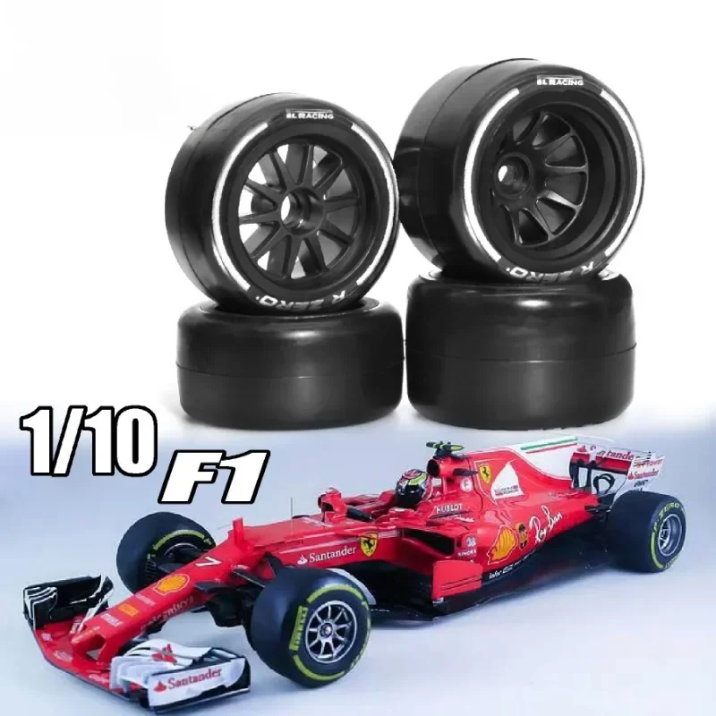 1/10 Tamiya F1 RC Car Upgrades - 4Pcs 60mm Racing Tires High Grip ...