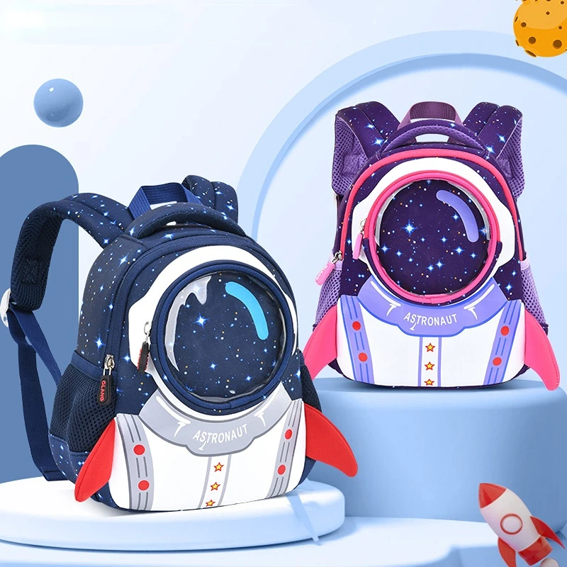 2022-New-3D-Rocket-Kids-Backpack-Anti-lost-Astronauts-School-bags ...