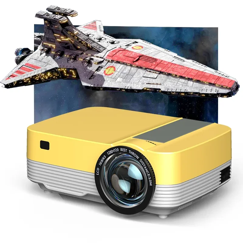 Ubeamer Z6 Portable Projector Cinema Home Theater 3D LED Mini ...