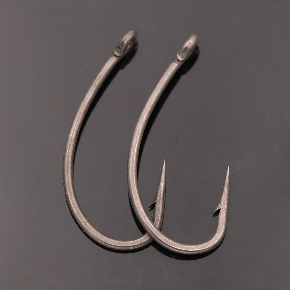 20pcs Carp Fishing Hooks High Carbon Steel Fishing Hair Ronnie Rig ...