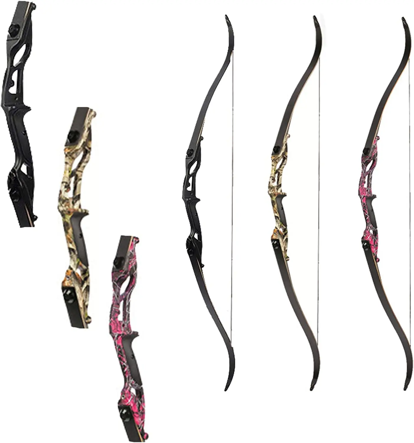 56-Junxing-Recurve-Bows-30-50Lbs-Archery-Takedown-Recurve-Bow-Recurve ...