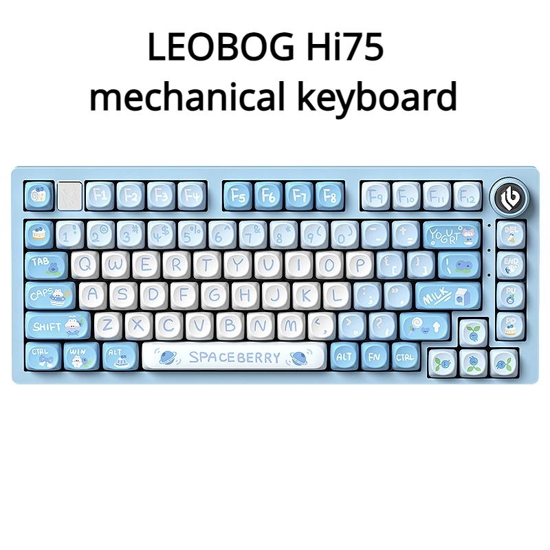Leobog-Hi75-Mechanical-Keyboard-Aluminum-Alloy-Multi-function-Knob-Pbt ...
