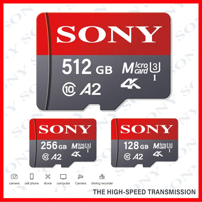 SONY-Cart-o-Micro-SD-Original-de-Alta-Velocidade-Cart-o-de-Mem-ria-para ...