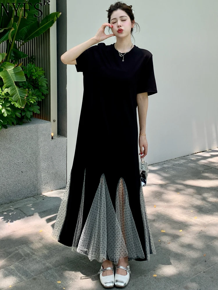 NYFS-2024-Summer-New-Korea-Woman-Dress-Vestidos-Robe-Elbise-Loose-Plus ...