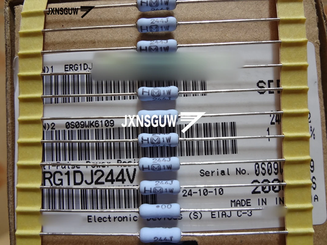 20PCS Matsushita 5% 1W 0.24R 2R 22R 240R 300R 560R Ohm 1.5K 2.7K 3.6K ...