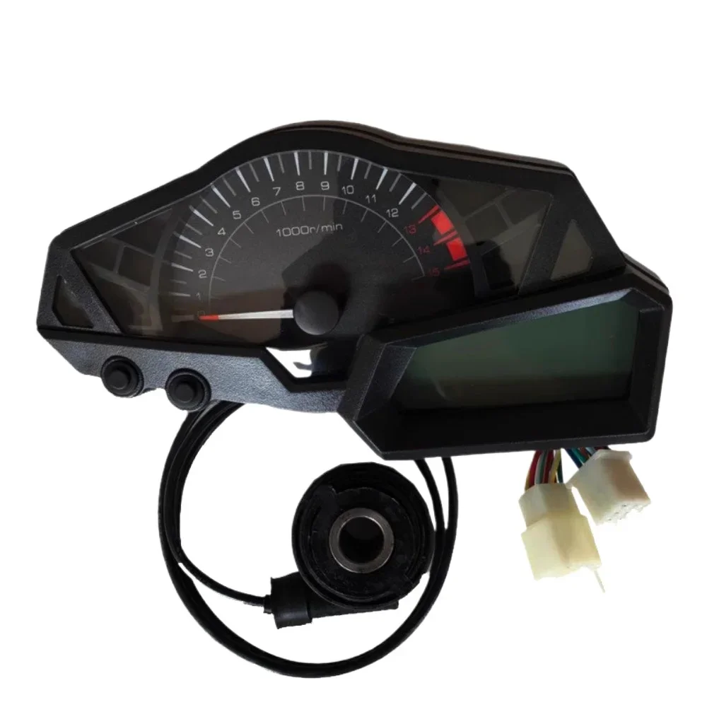 Motorcycle 15000RPM Speedometer LCD Odometer Speed Fuel Gauge Low Oil ...
