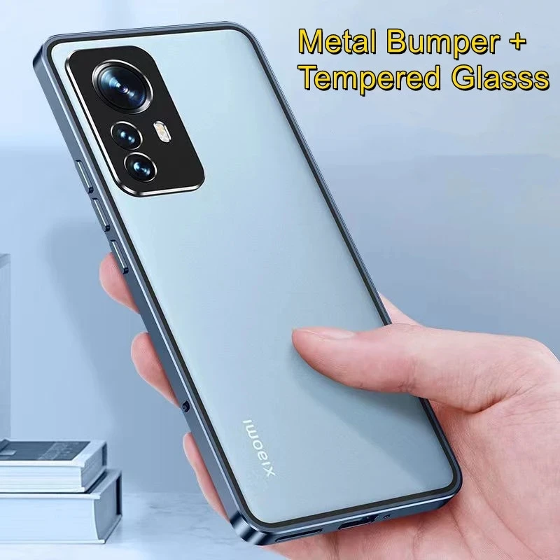 New-Metal-Bumper-Case-For-Xiaomi-Mi-12-12Pro-12X-Cases-Aluminum-Frame ...