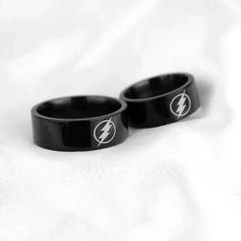 Movie Superhero The Flash Rings Barry Allen Cosplay Prop Can Be Opened ...