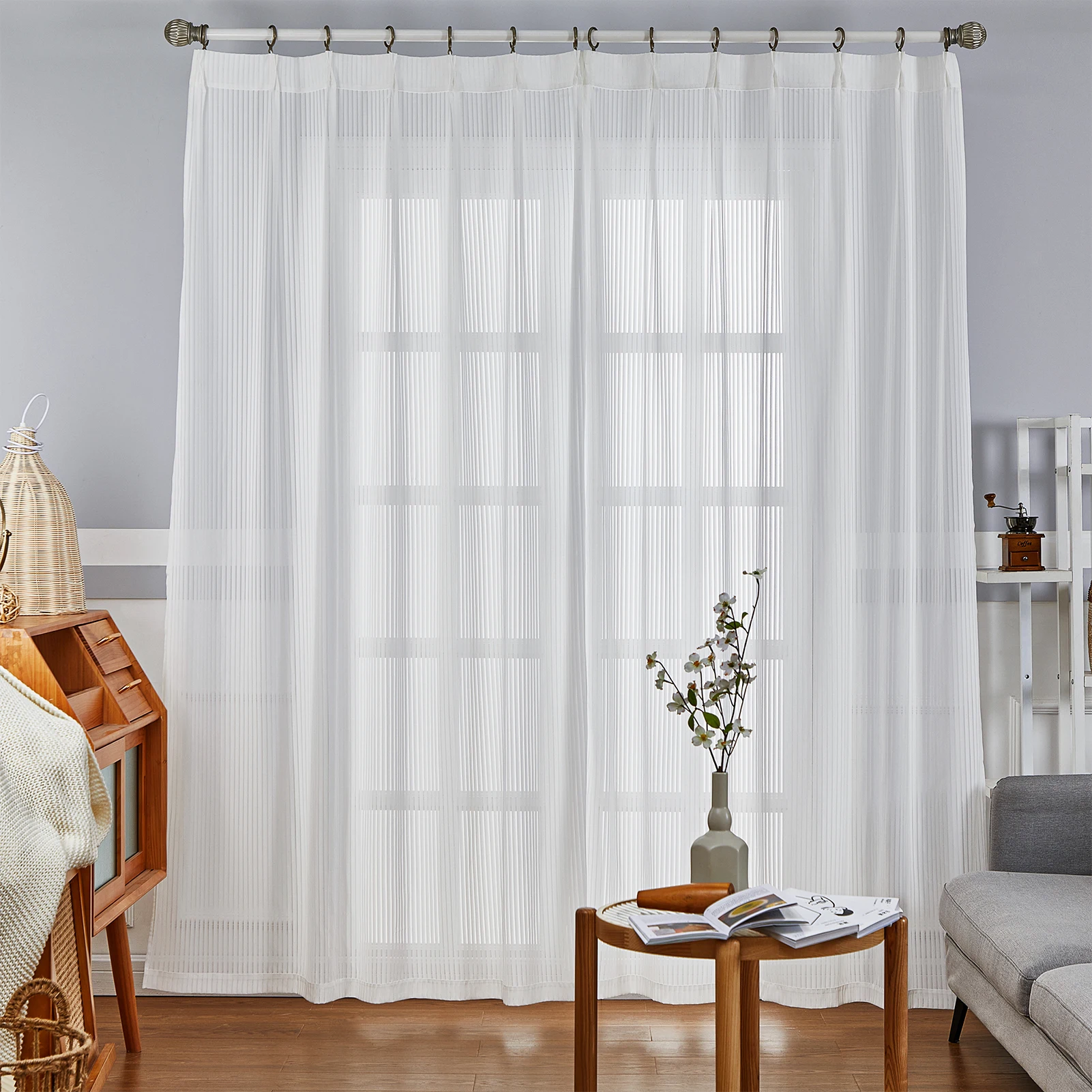 Modern White Curtains