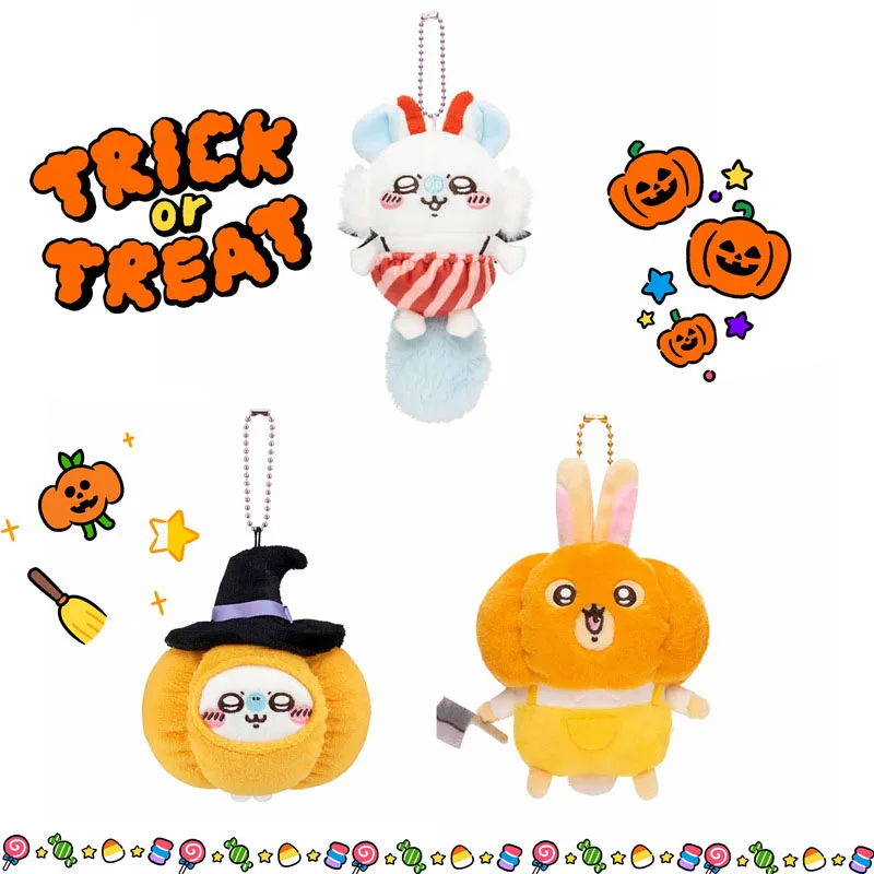 Kawaii-Chiikawa-Hachiware-Usagi-Plush-Doll-Halloween-Pumpkin-Series ...