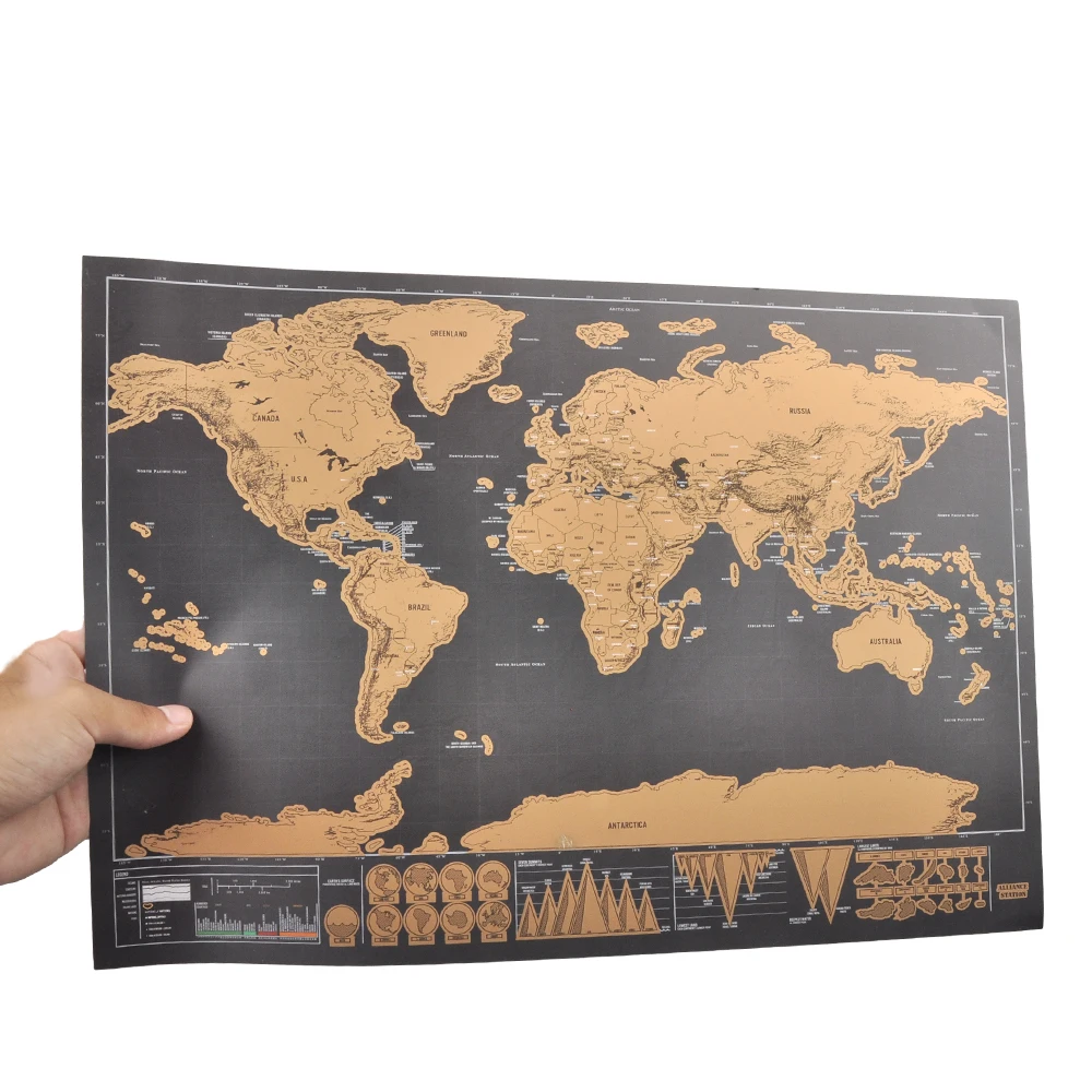 Black-Gold-World-Edition-Scratchable-Map-Travel-Scratchable-Map ...