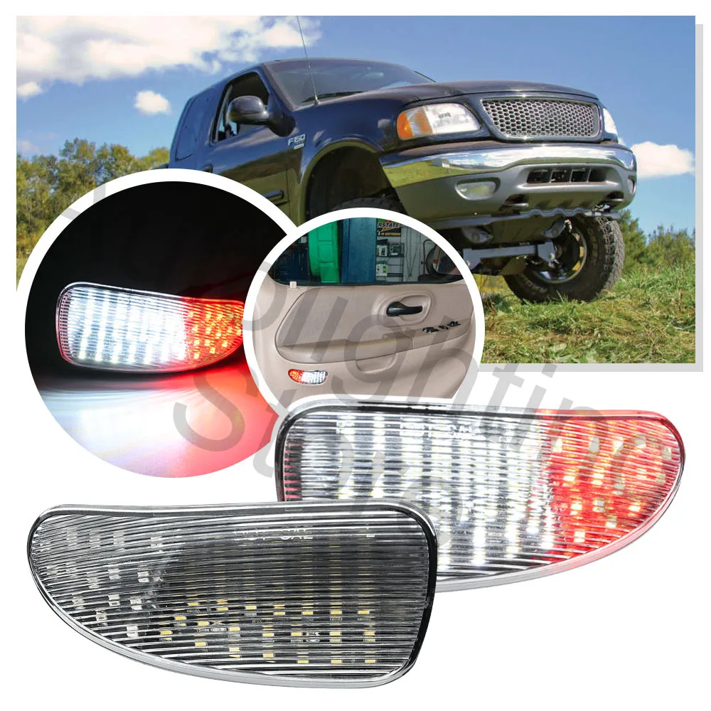 2pcs-Car-Front-Door-Panel-Interior-Light-Courtesy-Lamp-Housing ...