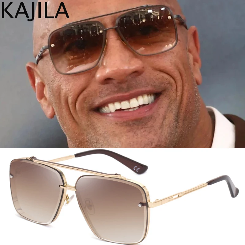 Oversized-Square-Sunglasses-Men-Big-Frame-2024-Luxury-Brand-Vintage ...