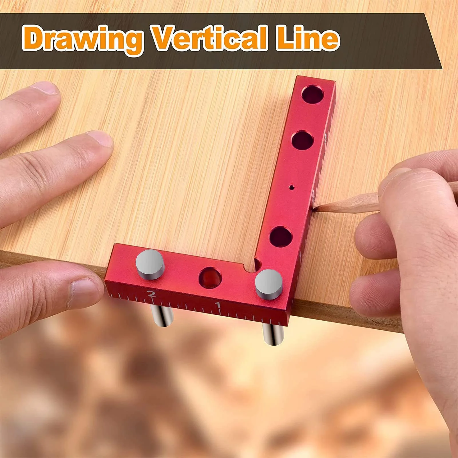 Small-Square-Aluminum-Alloy-Center-Finder-Tool-Dowel-Drill-Guide-Jig ...