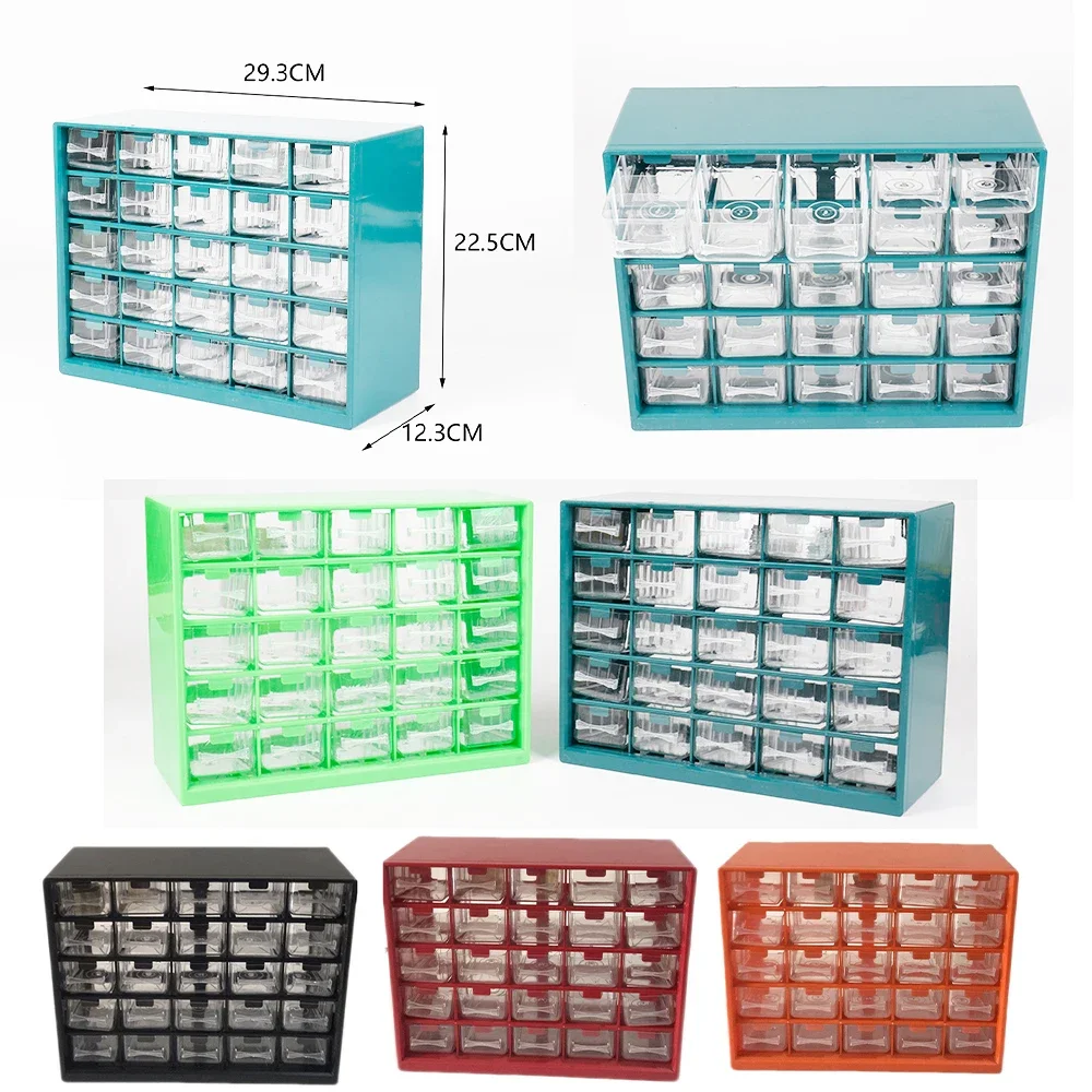 Wall-mounted-Component-Tool-Box-25-Multi-grid-Drawer-Parts-Case-Tool ...