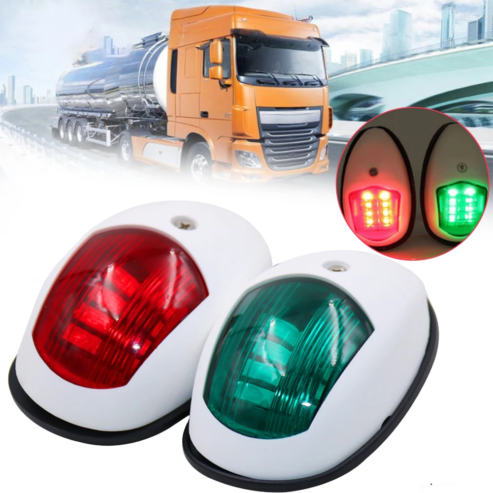 2Pcs-LED-Running-Lights-Red-And-Green-Sgnal-Lights-For-Boat-Signal-Lamp ...