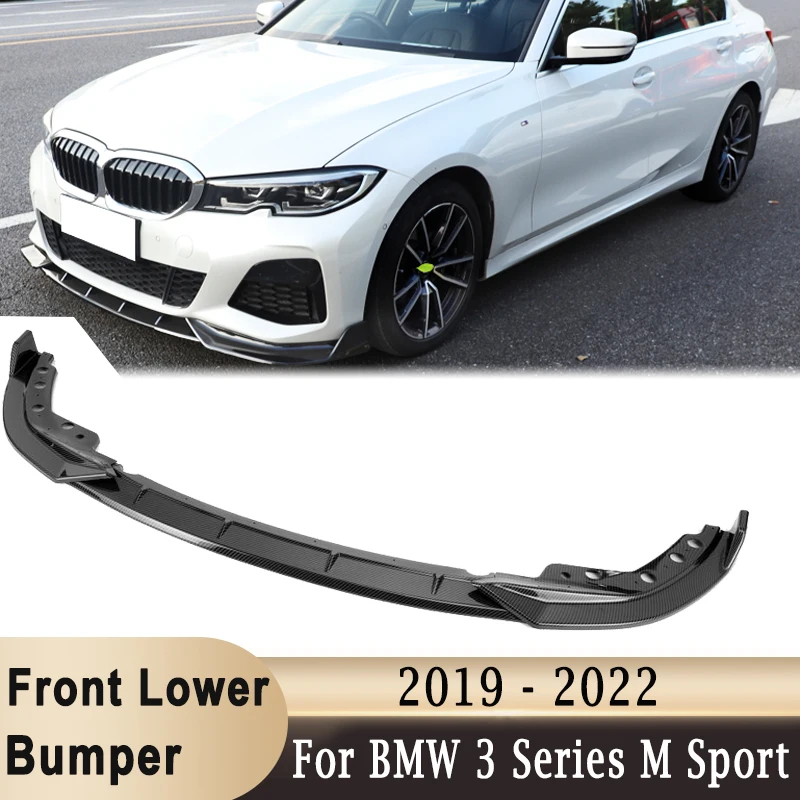 Car Front Lower Bumper Lip Spoiler For Bmw 3 Series G20 G28 M Sport ...