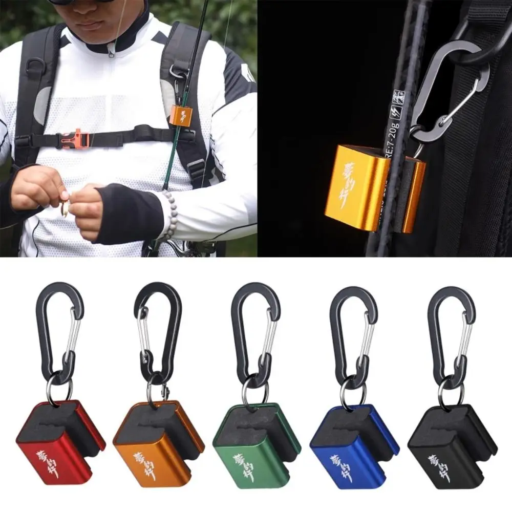 Wearable-Fishing-Rod-Holder-Portable-Fishing-Rod-Clip-with-Keychain-Fly ...