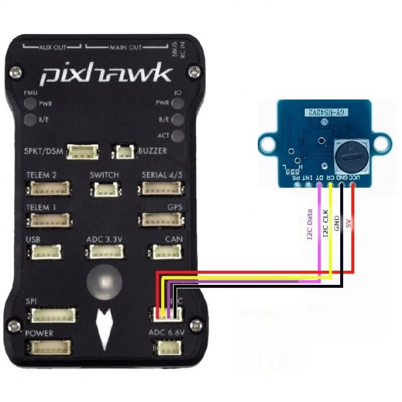 Gy-Us42 I2C Pixhawk Apm Flight Control Ultrainonic Range Modul Csere ...