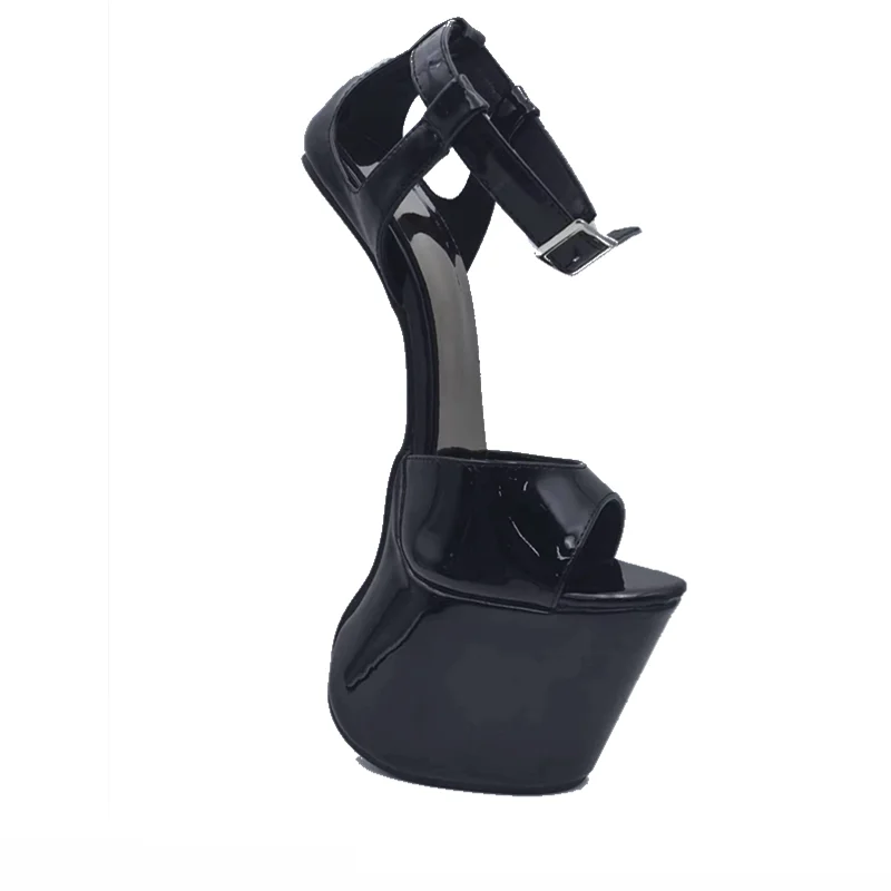 FHC-22cm-Hoof-Heelless-Sandals-Women-Platforms-Fetish-Pole-Dancing ...