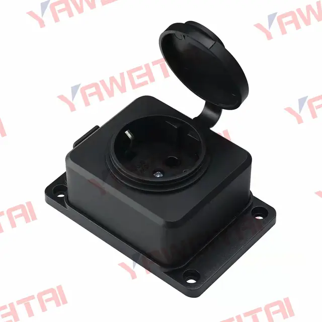 New Style IP54 16A European Waterpoof Industry Power Socket 1/2/3/4 ...