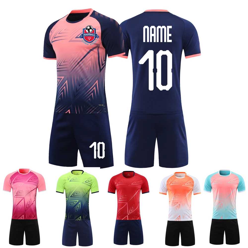 Custom Children Soccer jersey set men football uniform,Boys soccer ...