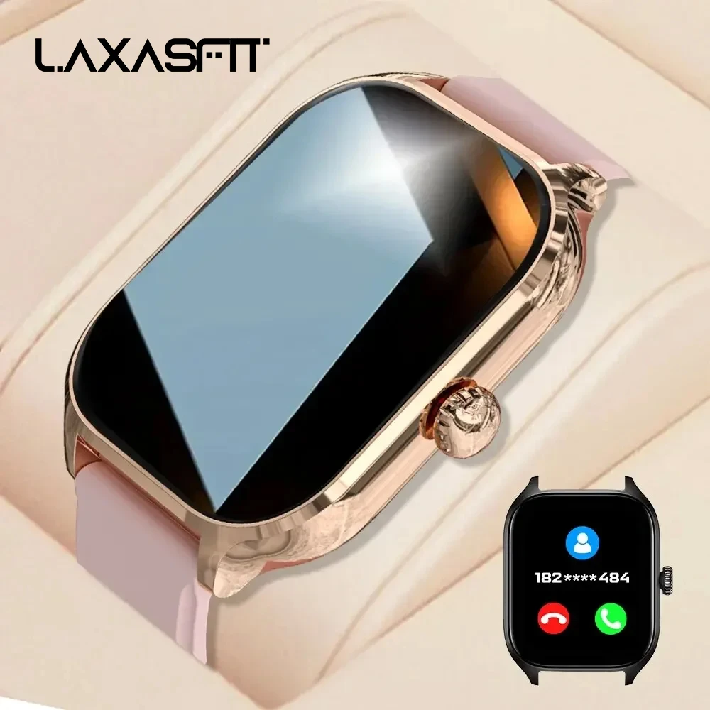LAXASFIT-New-Smart-Watch-2-01-inch-HD-Display-Bluetooth-Voice-Call ...