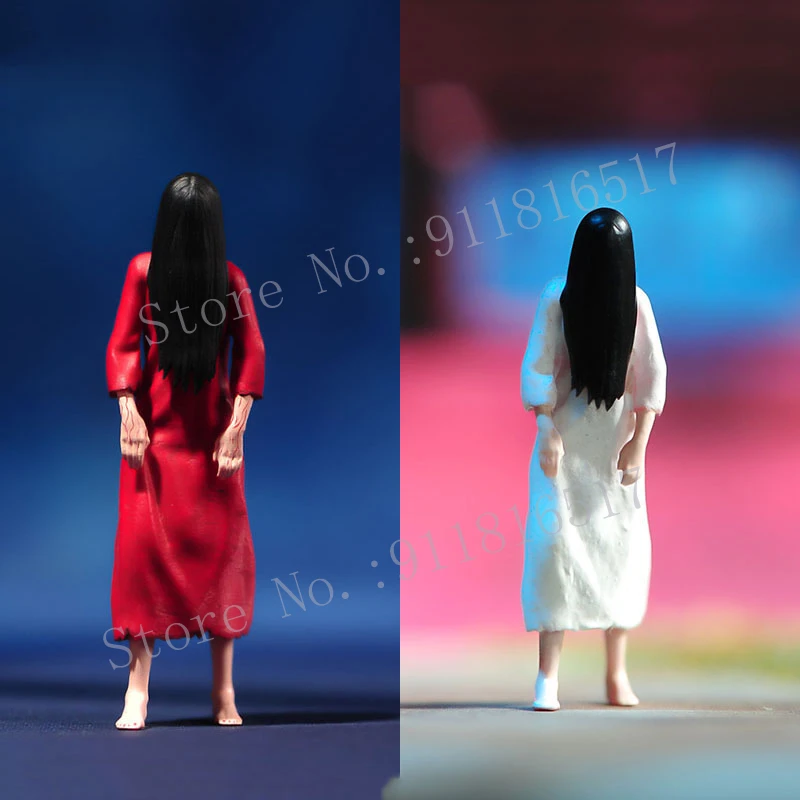 Miniatures 1/87 1/64 1/43 1/24 1/18 Japanese Female Ghost Sadako Action ...