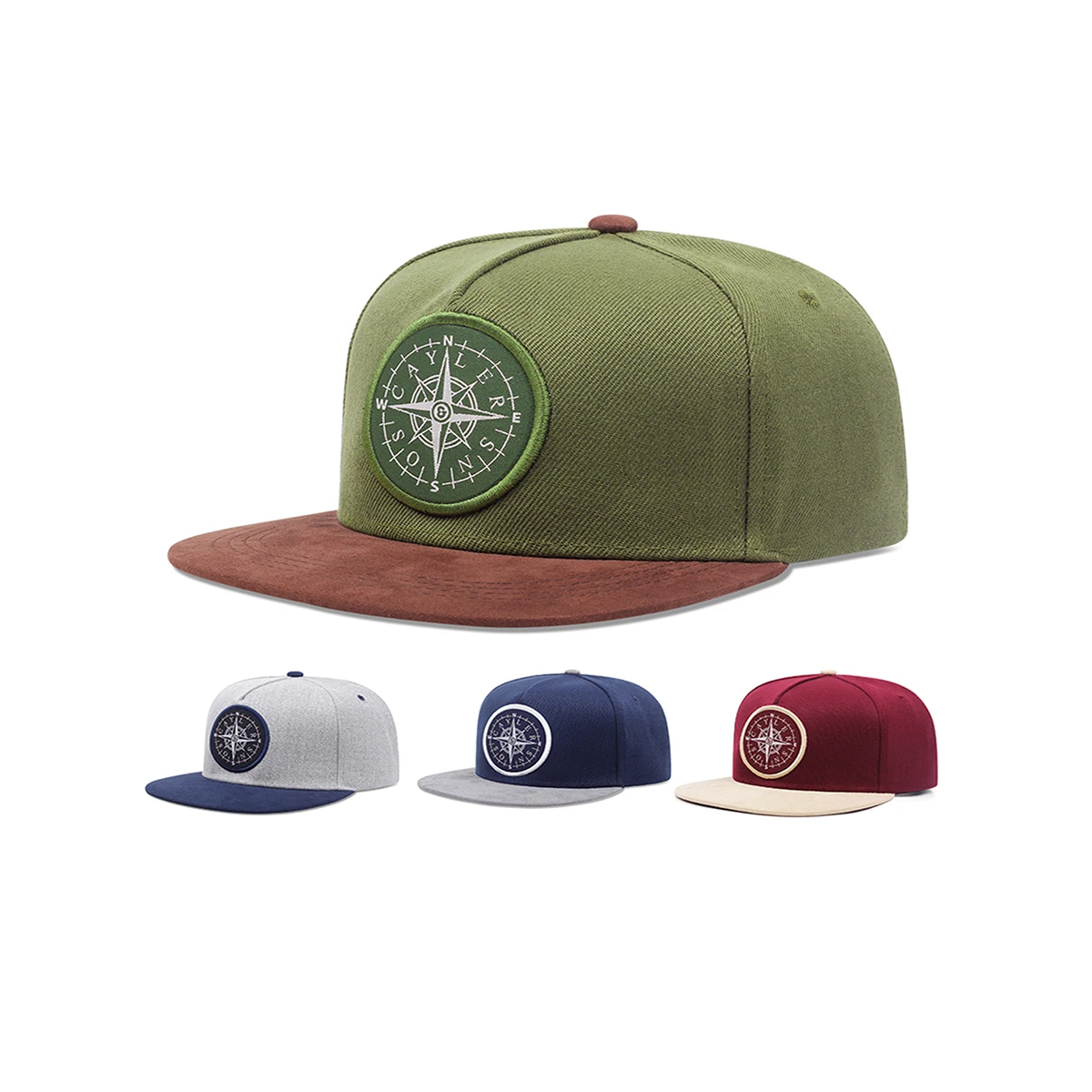 2024 Men's Fashion Compass Button Duck Tongue Hat Outdoor Sports Duck ...