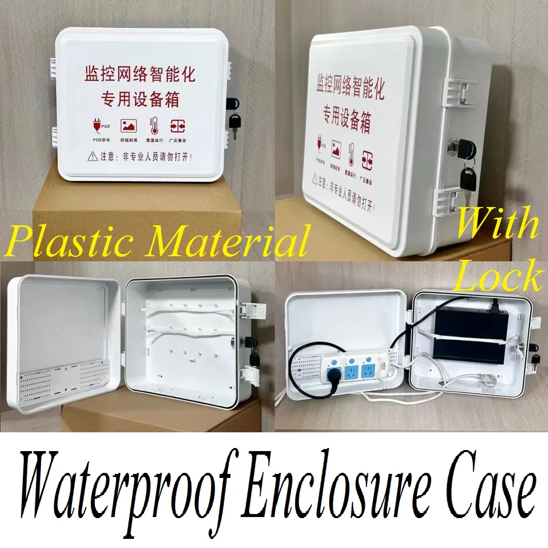 Plastic Waterproof Enclosure Case with Lock, Rainproof Enclosure Box ...